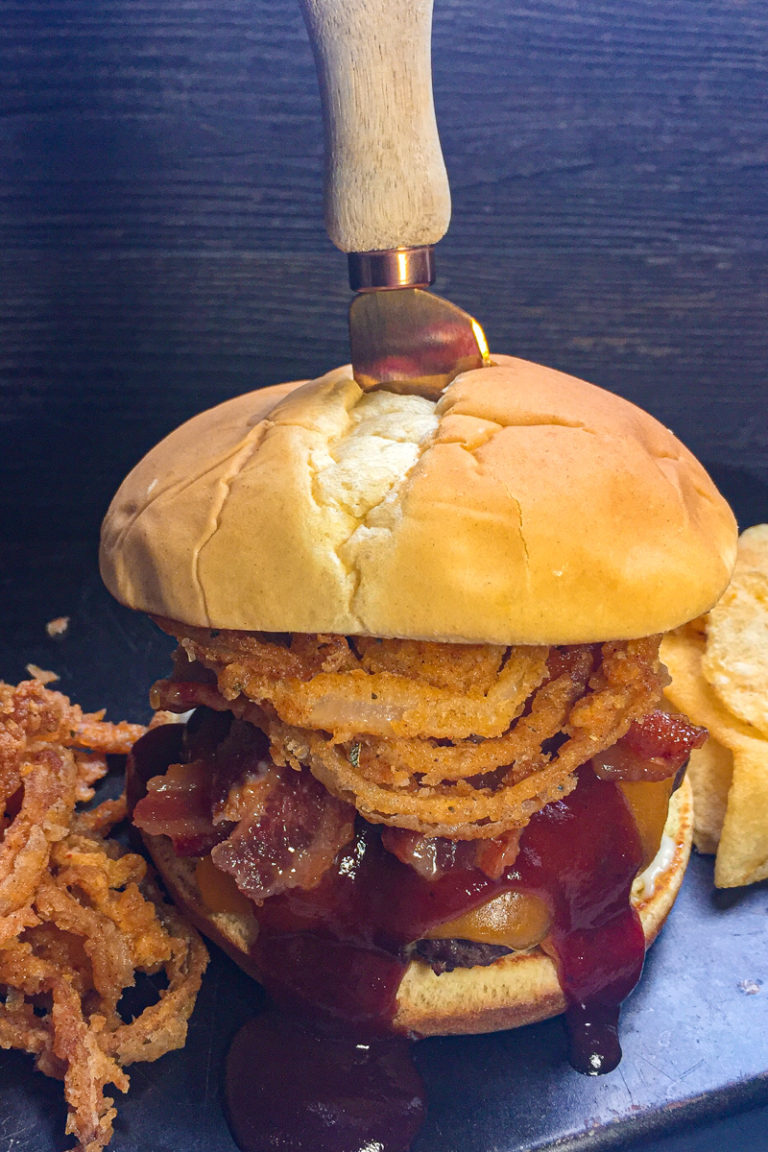 BBQ Bacon Cheeseburger | Modernmealmakeover.com