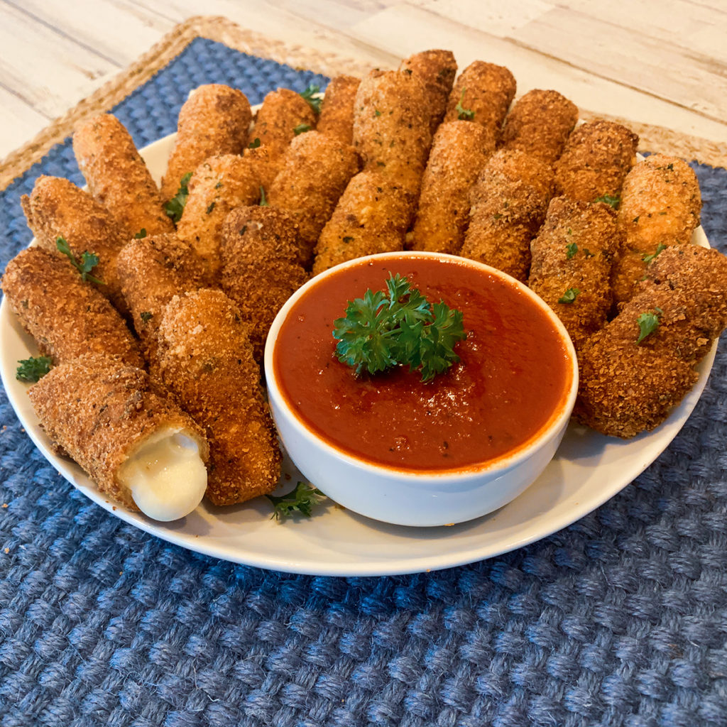 Mozzarella Sticks Recipe | Modernmealmakeover.com