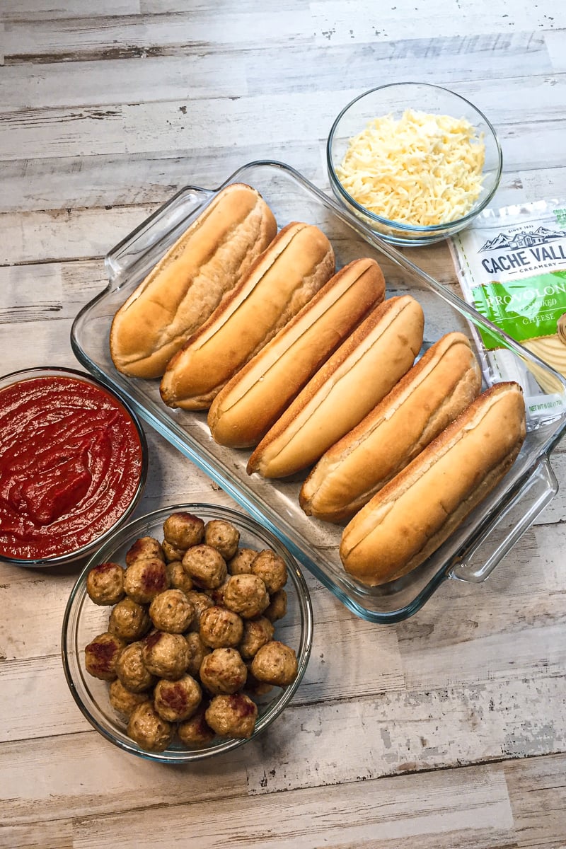 Homemade Meatball Subs | Modernmealmakeover.com