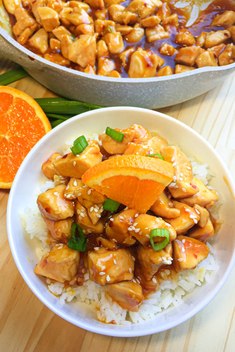 Homemade Orange Chicken | Modernmealmakeover.com