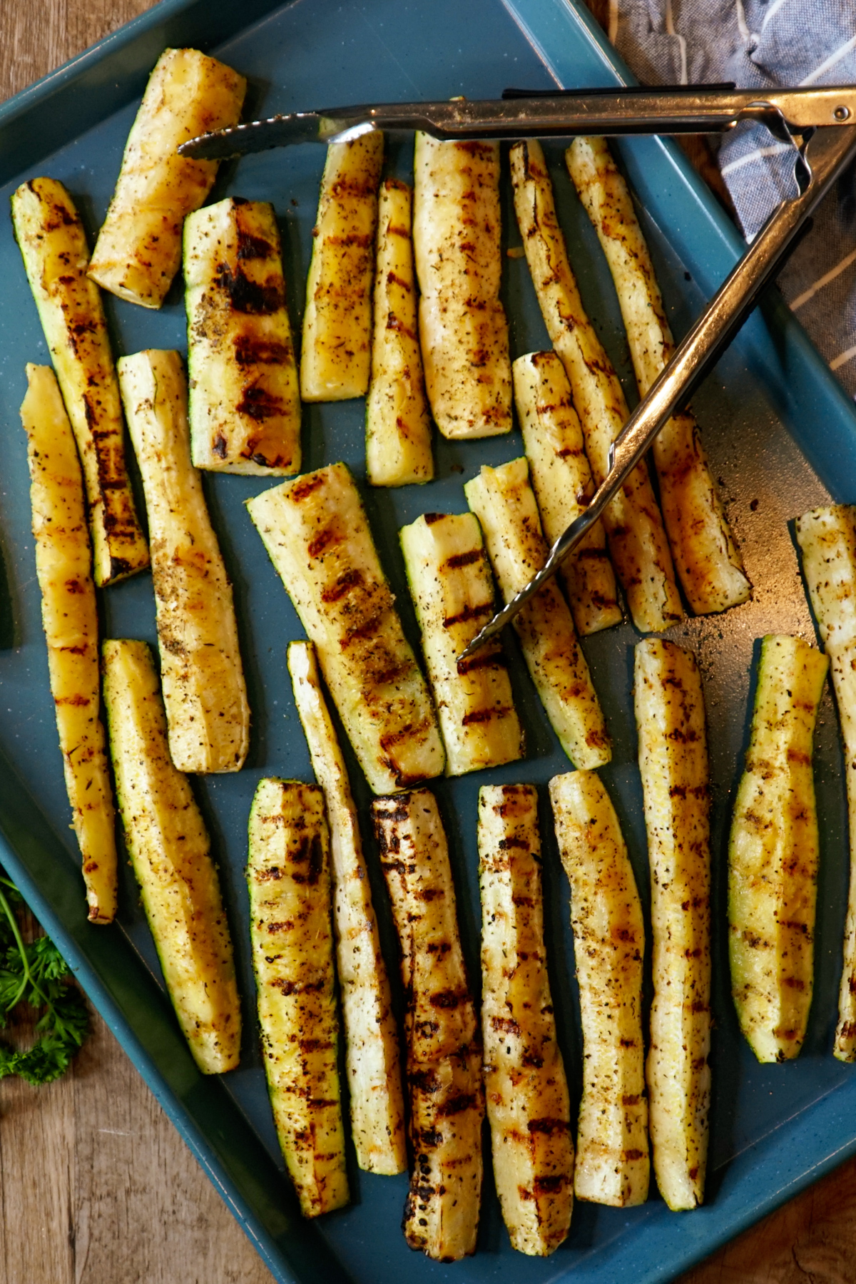 Best Grilled Zucchini Recipe | Modernmealmakeover.com