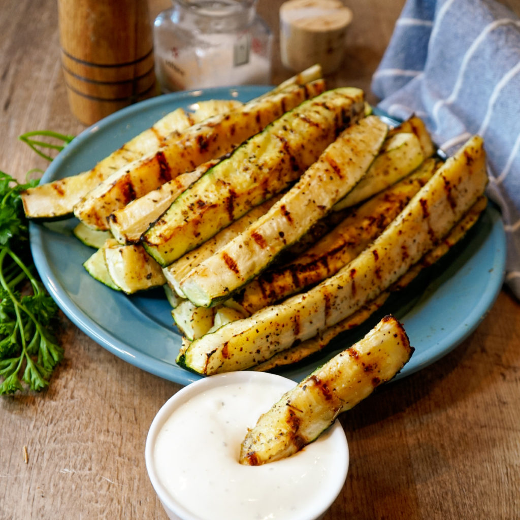 Best Grilled Zucchini Recipe | Modernmealmakeover.com