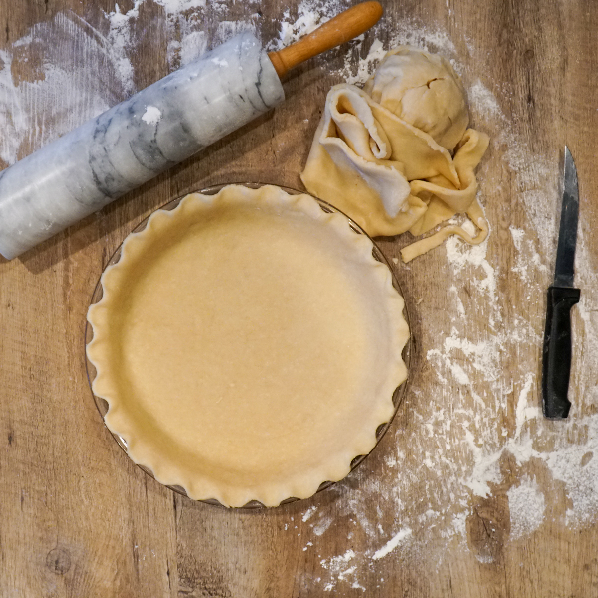 Easy Pie Crust Recipe | Modernmealmakeover.com
