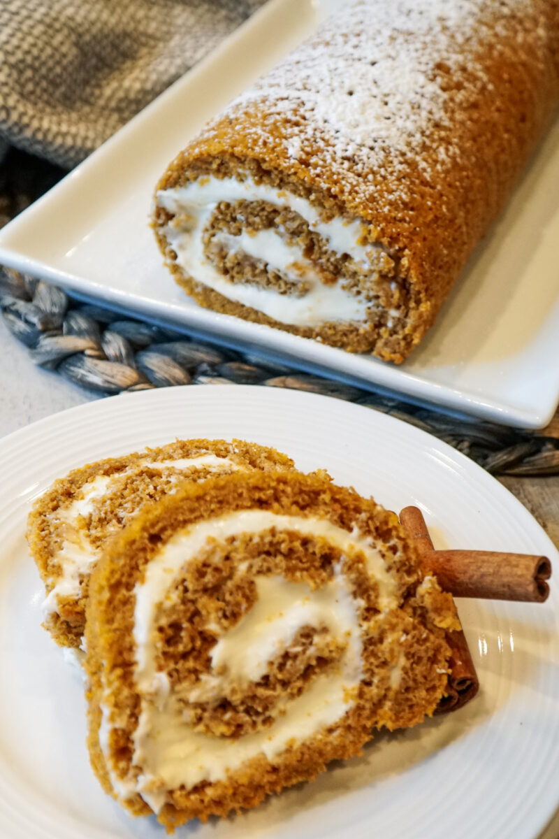 Best Pumpkin Roll Recipe | Modernmealmakeover.com