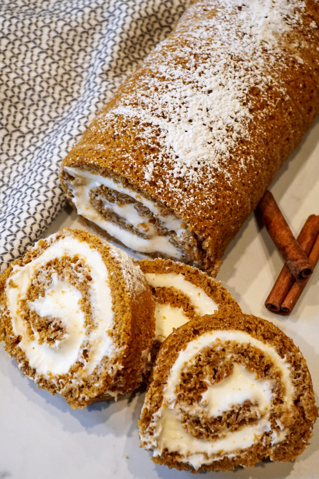 Best Pumpkin Roll Recipe | Modernmealmakeover.com
