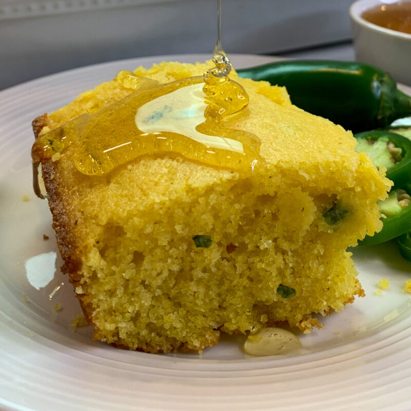 Sweet Jalapeno Cornbread Recipe | Modernmealmakeover.com