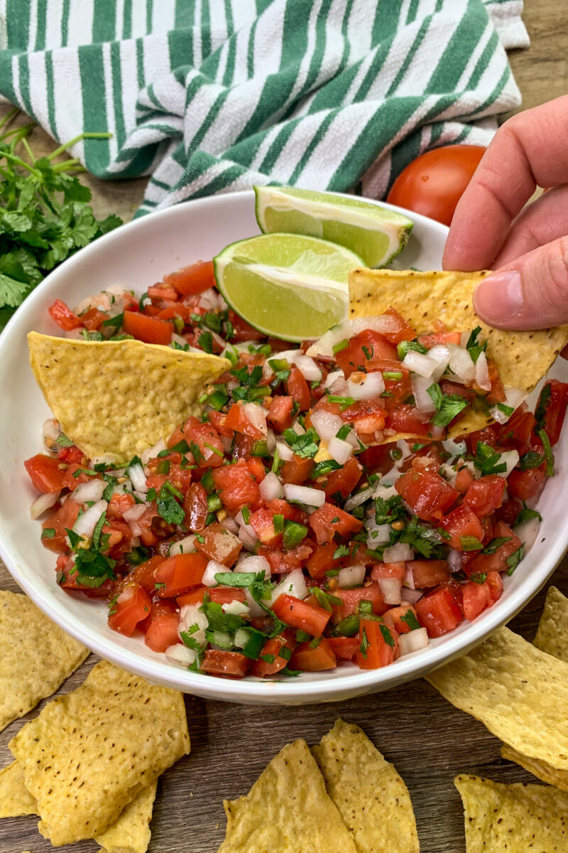 Pico De Gallo {Authentic} Modernmealmakeover.com