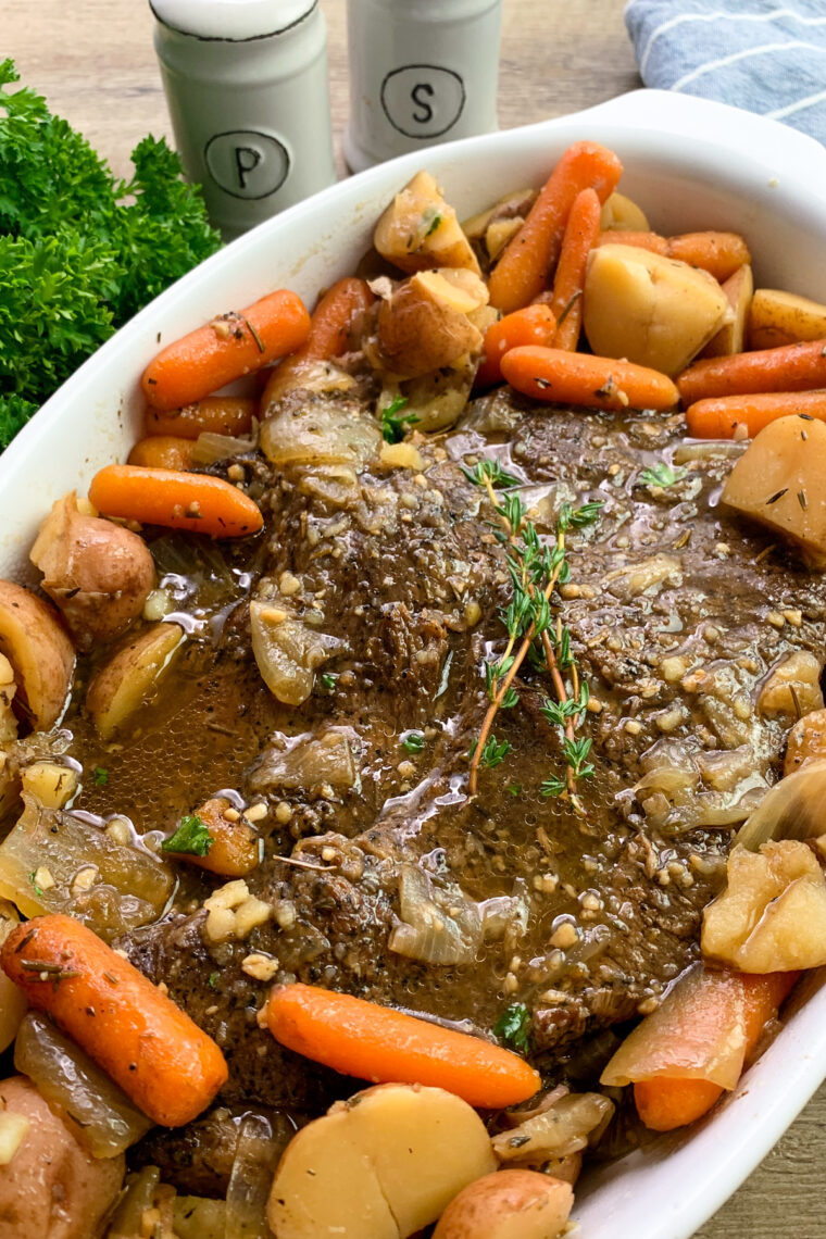 Best Pot Roast Recipe {So Tender} Modernmealmakeover.com