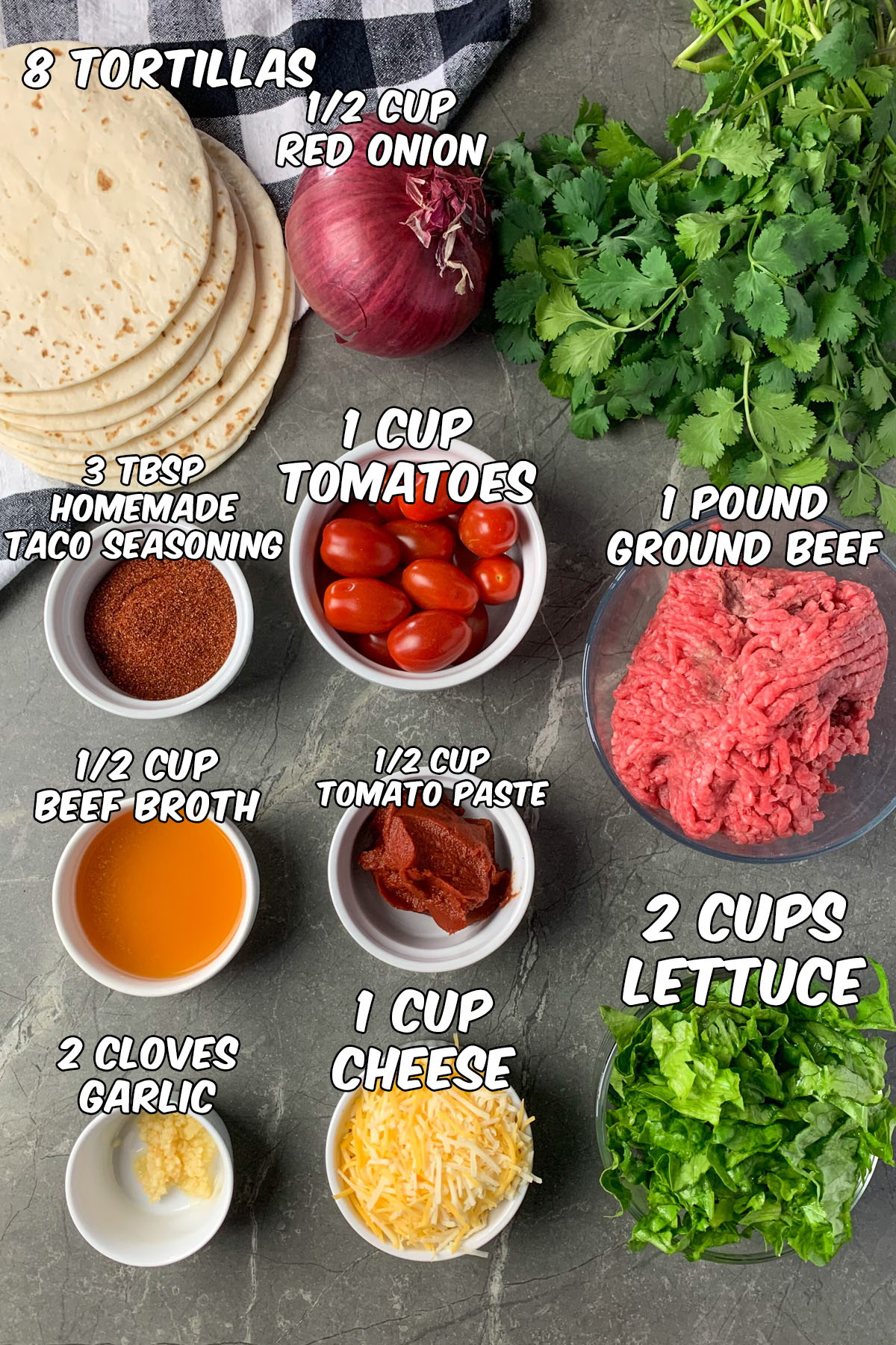 Ground Beef Tacos {So Easy} Modernmealmakeover.com