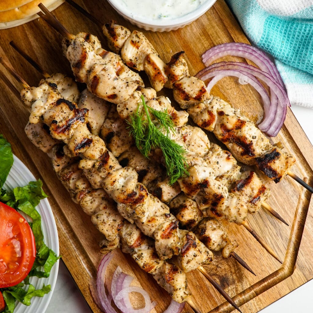 Greek Chicken Souvlaki Recipe | Modern Meal Makeover
