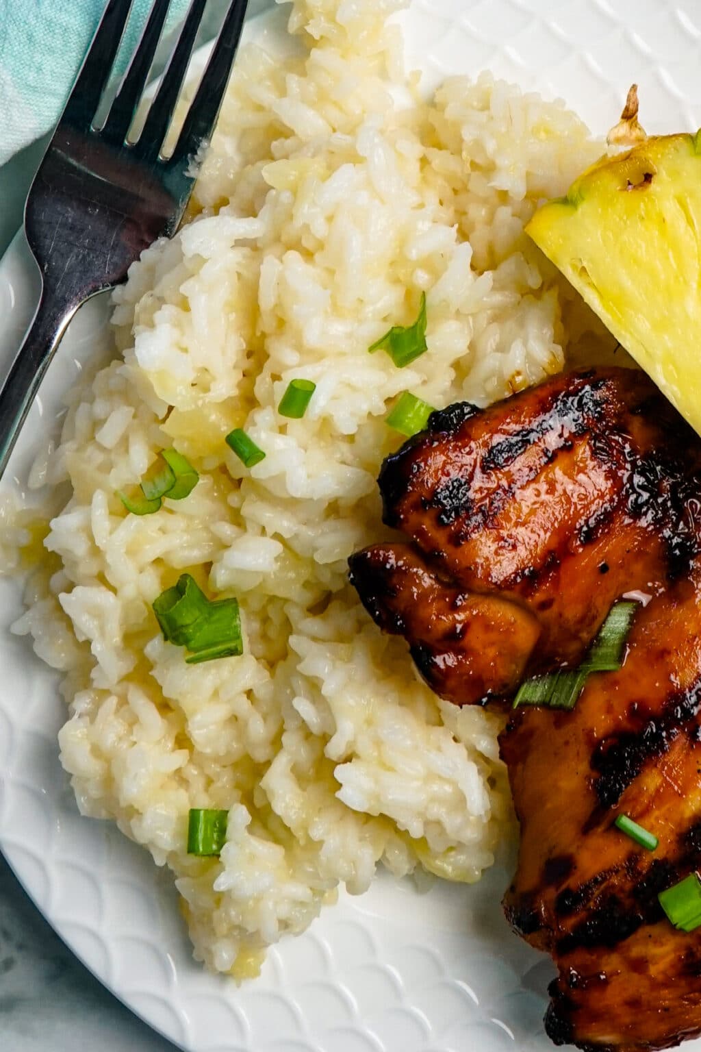 Pineapple Rice {Hawaiian Rice} Modernmealmakeover.com
