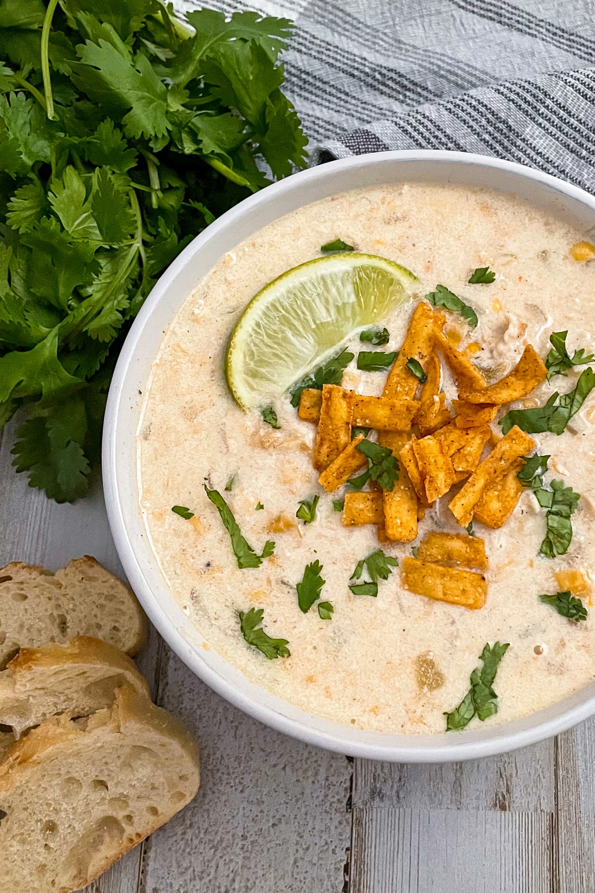 Mexican Chicken Corn Chowder {The Best} | Modernmealmakeover.com