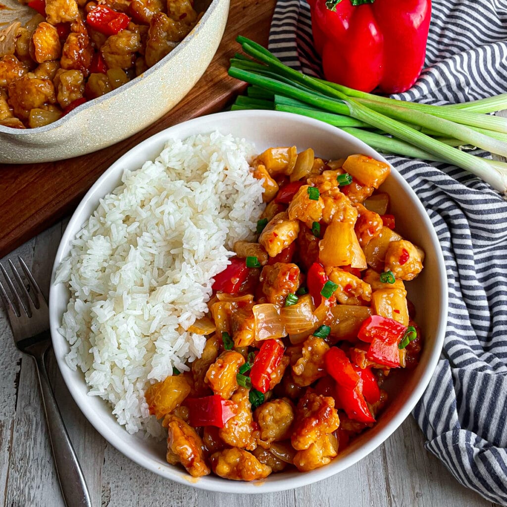 Easy Copycat Panda Express Sweet Fire Chicken | Modernmealmakeover.com
