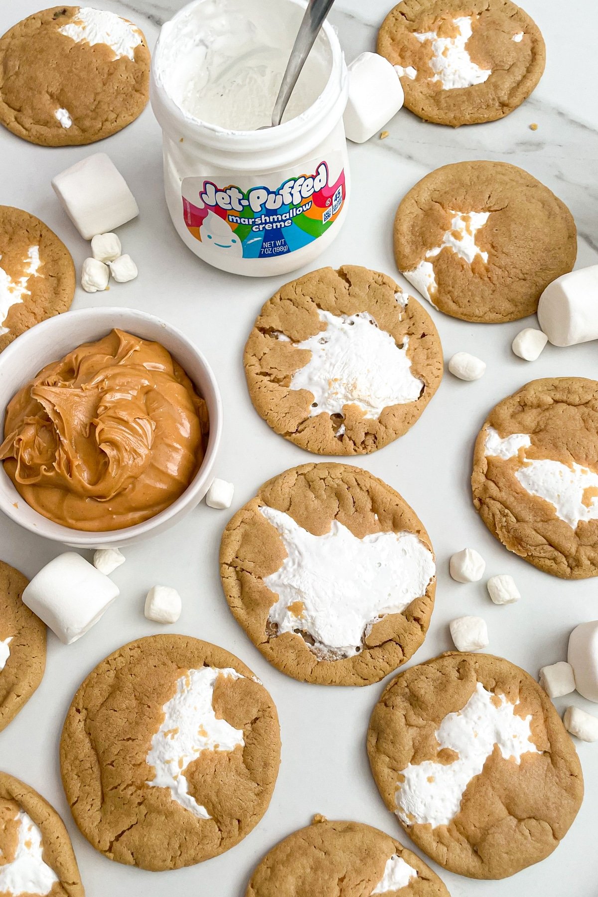 Fluffernutter Cookies (Peanut Butter and Marshmallow Cream ...