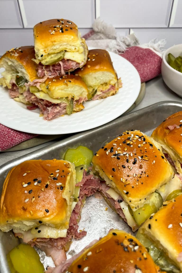 Best Cuban Sliders Recipe | Modernmealmakeover.com
