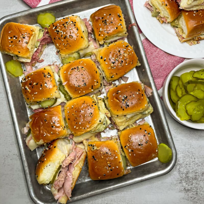 Best Cuban Sliders Recipe | Modernmealmakeover.com