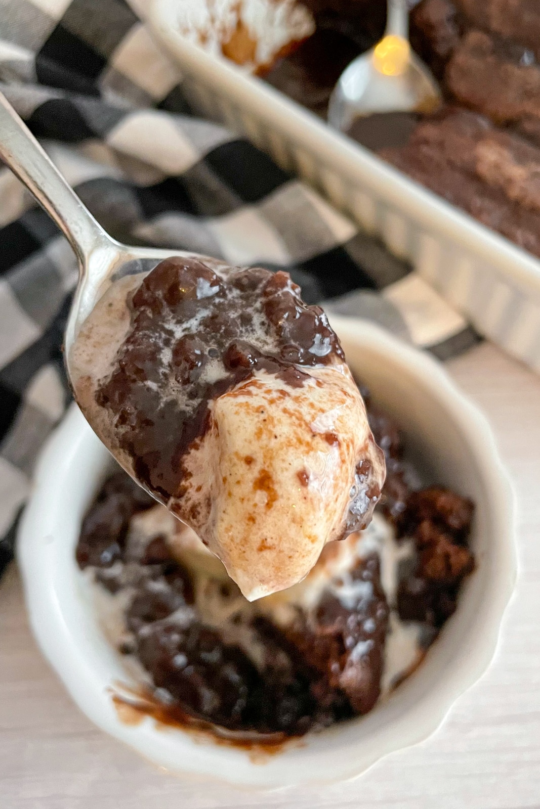 The Best Hot Fudge Gooey Pudding Cake - Modern Meal Makeover