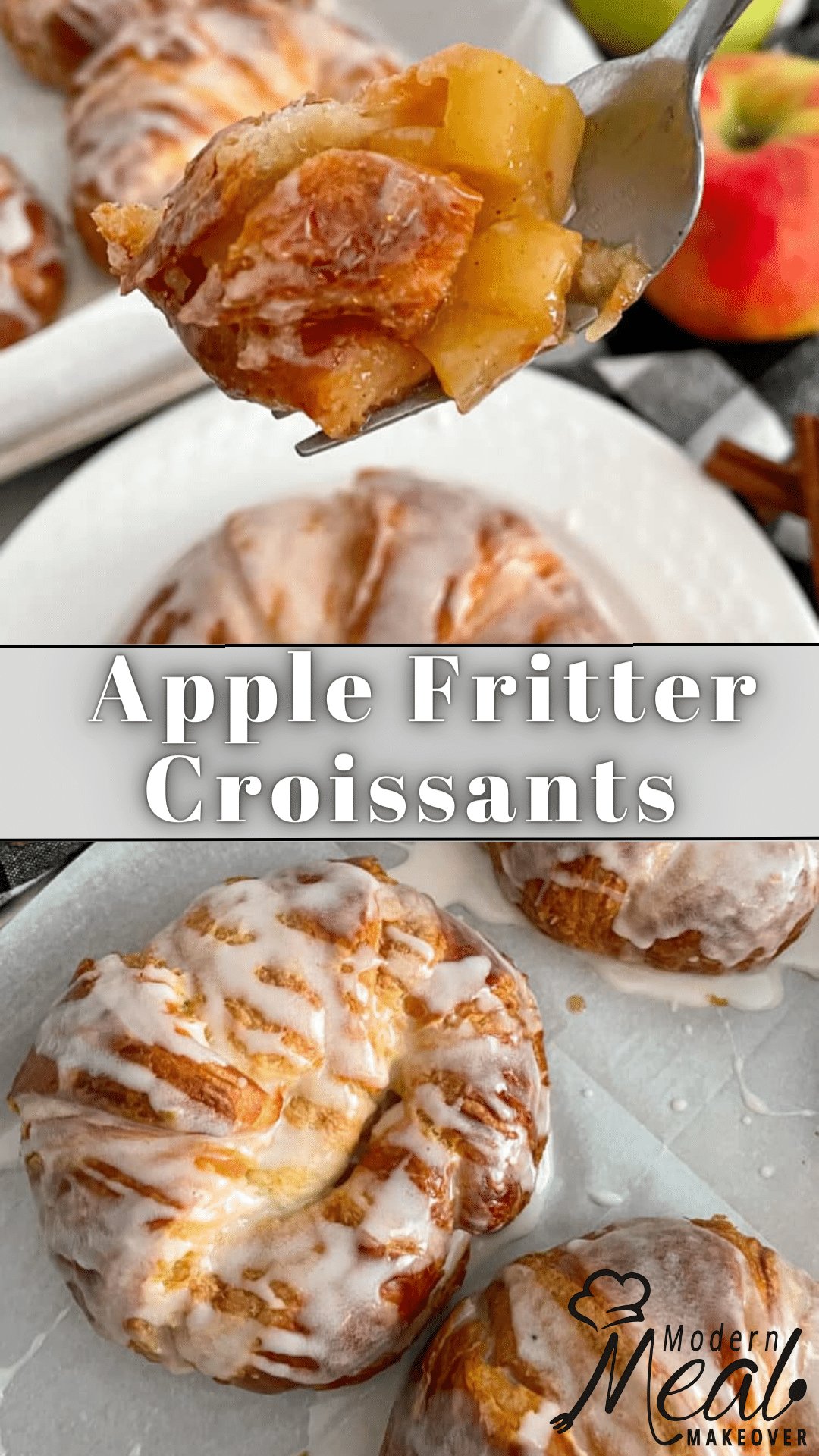 Easy Apple Fritter Croissants (with Store-Bought Croissants ...