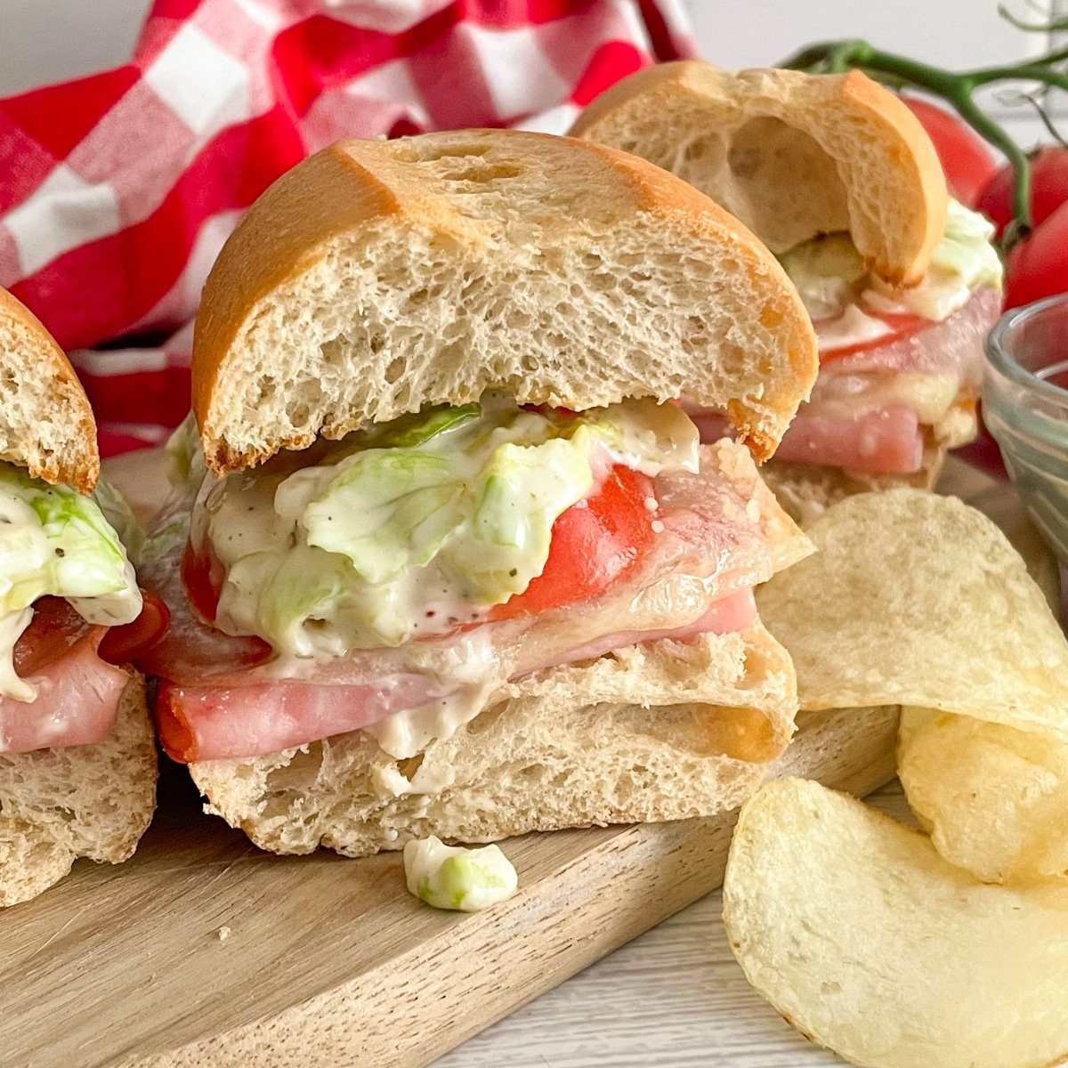 Copycat Grinders Italian Sandwich Recipe | Modernmealmakeover.com